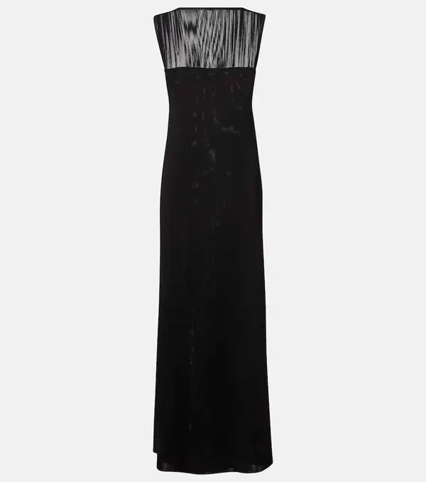 Khaite Ruslan Maxi Dress - Black