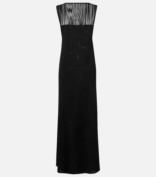 Khaite Ruslan Maxi Dress - Black
