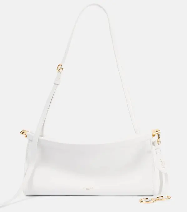Alaïa Le Click East West Small Shoulder Bag - White