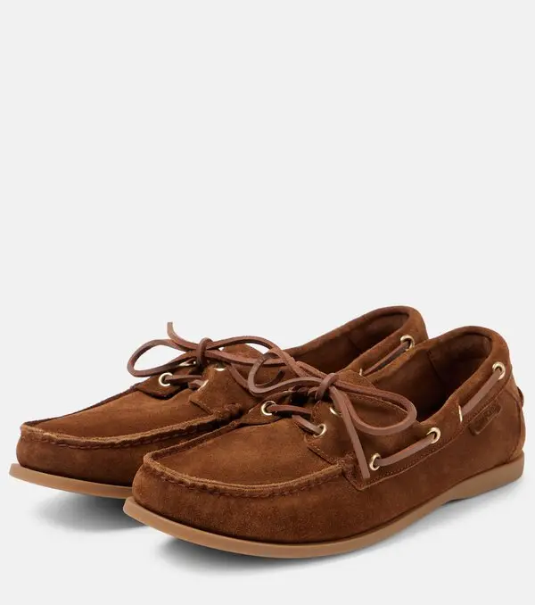 TOM FORD Robin Suede Boat Shoes