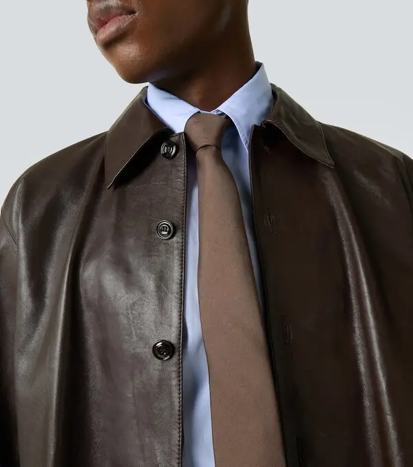 LARDINI Cotton Poplin Shirt - Blue