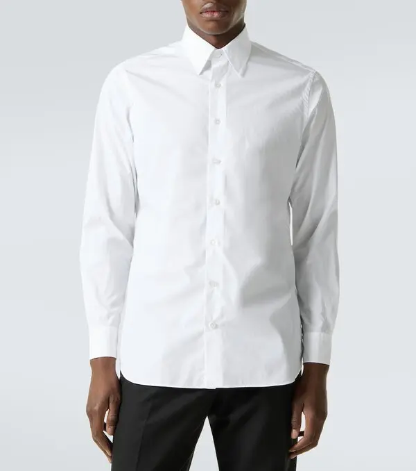 LARDINI Cotton Poplin Shirt