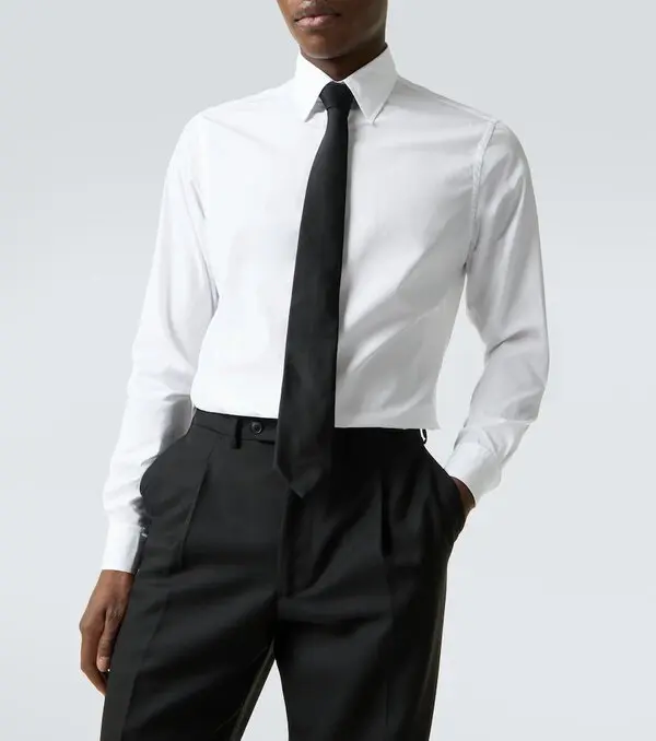 LARDINI Cotton Poplin Shirt