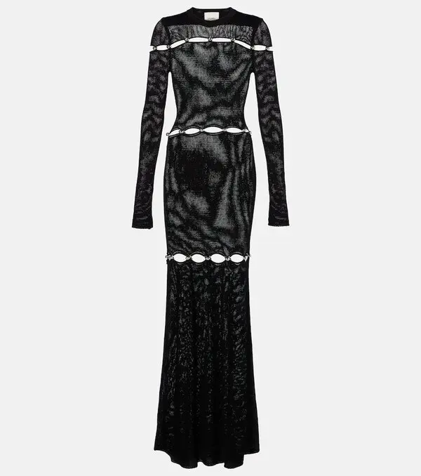 Isabel Marant Étoile Elmire Cutout Maxi Dress - Black