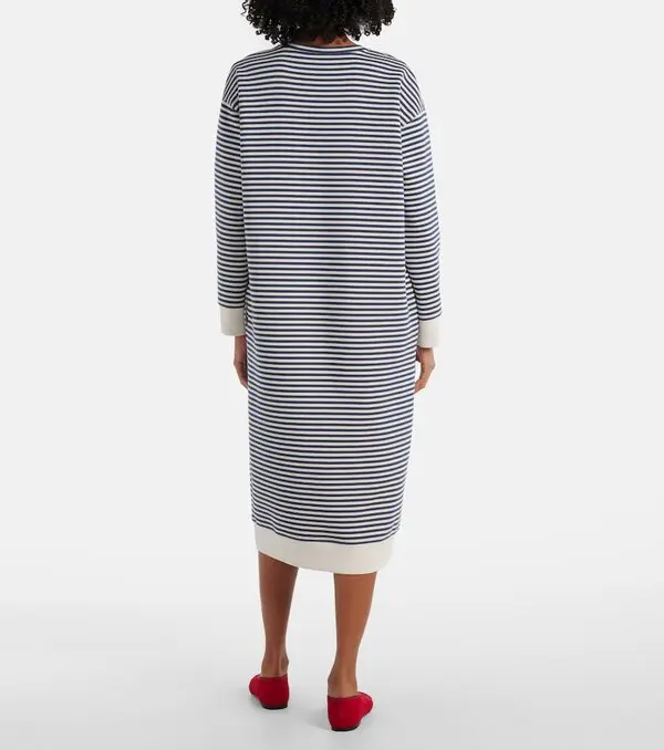 Max Mara Calla Striped Midi Dress
