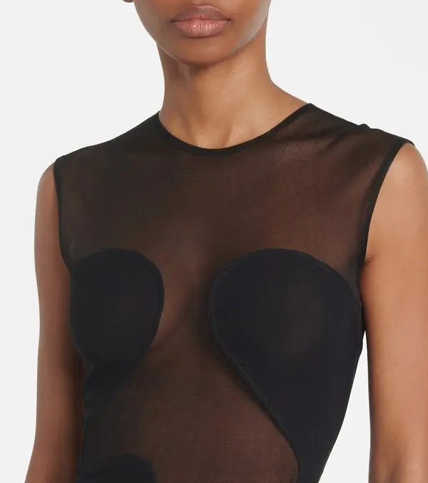 Alaïa Paneled Maxi Dress
