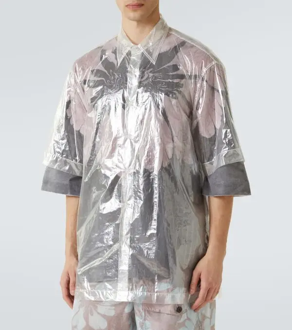 Dries Van Noten Sheer Bowling Shirt