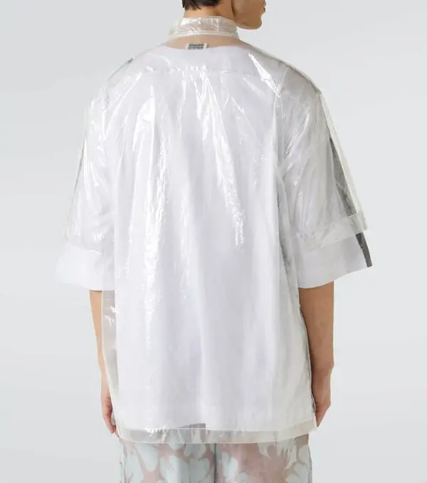 Dries Van Noten Sheer Bowling Shirt