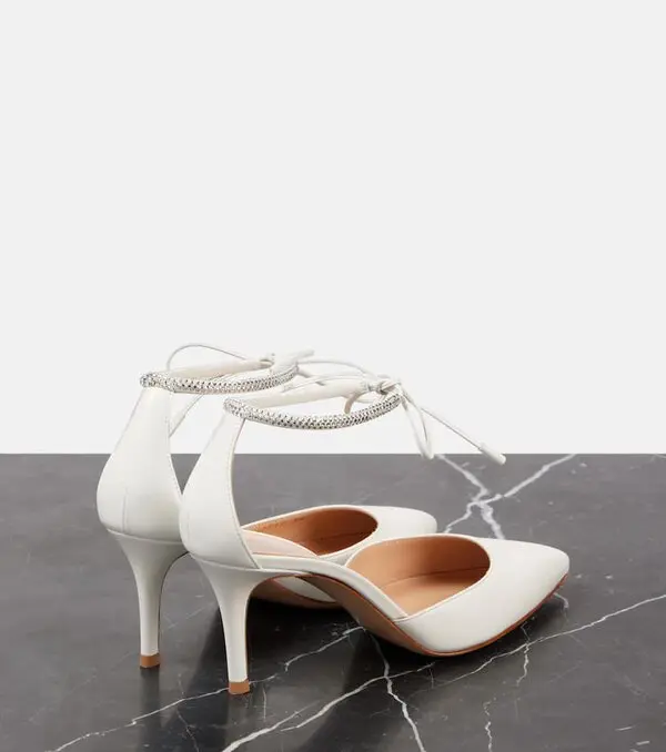 GIANVITO ROSSI Bridal Montecarlo D'orsay 70 Leather Pumps