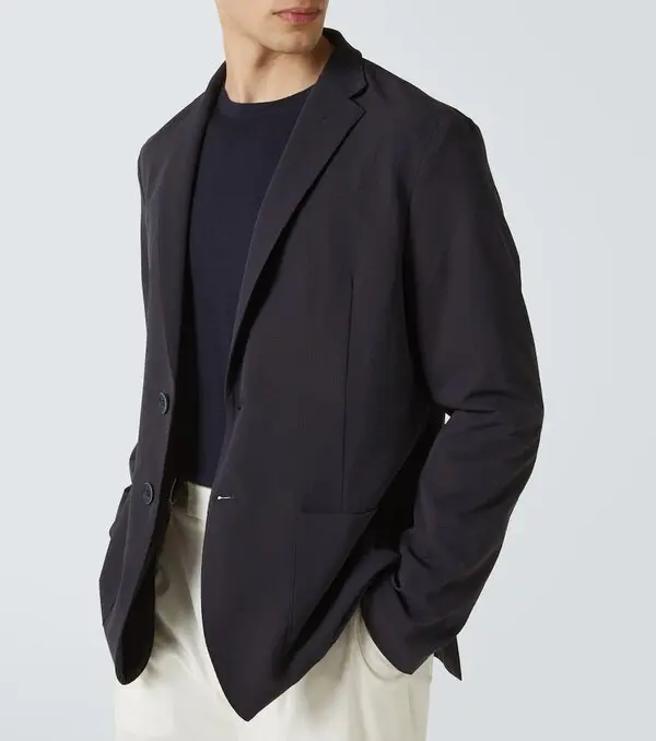 Herno Seersucker Blazer