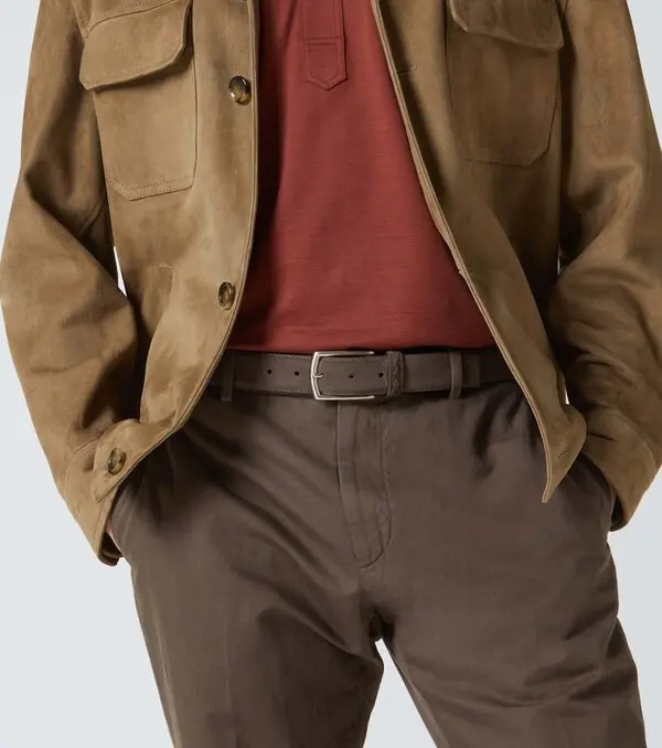 Zegna Suede Belt
