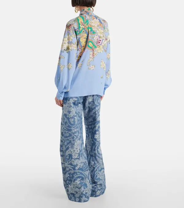 Etro Floral Print Blouse