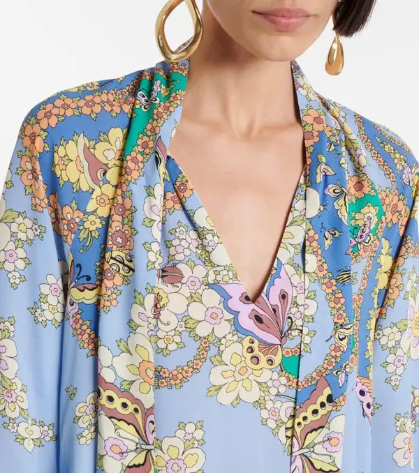 Etro Floral Print Blouse