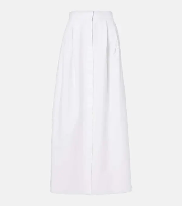 Max Mara Cotton-blend Gabardine Maxi Skirt