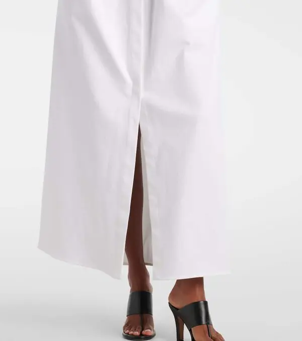 Max Mara Cotton-blend Gabardine Maxi Skirt