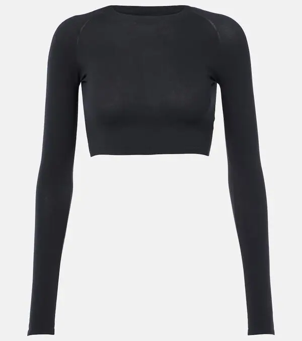 Alaïa Jersey Crop Top