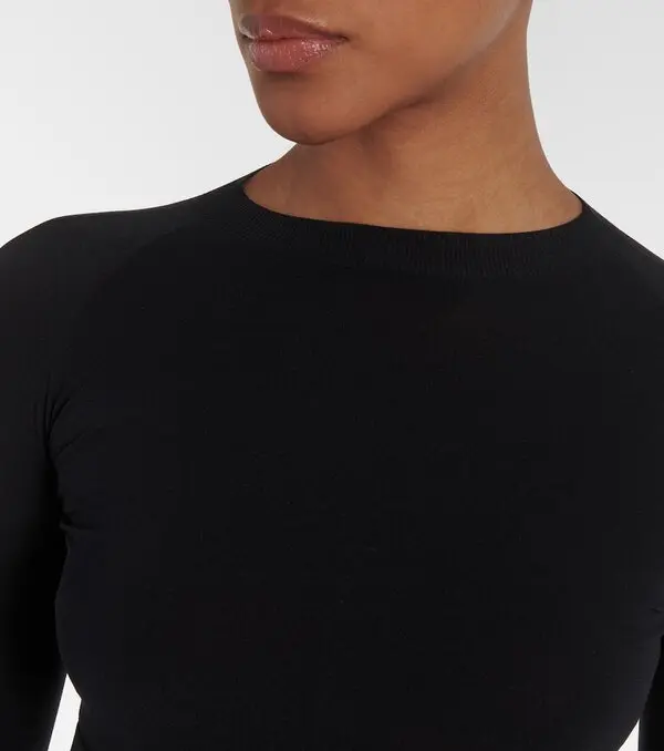 Alaïa Jersey Crop Top