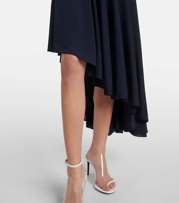 Alaïa Asymmetric Jersey Slip Dress