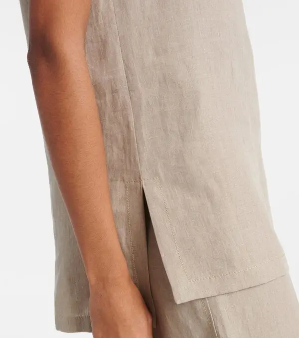 Max Mara Colombo Linen Top