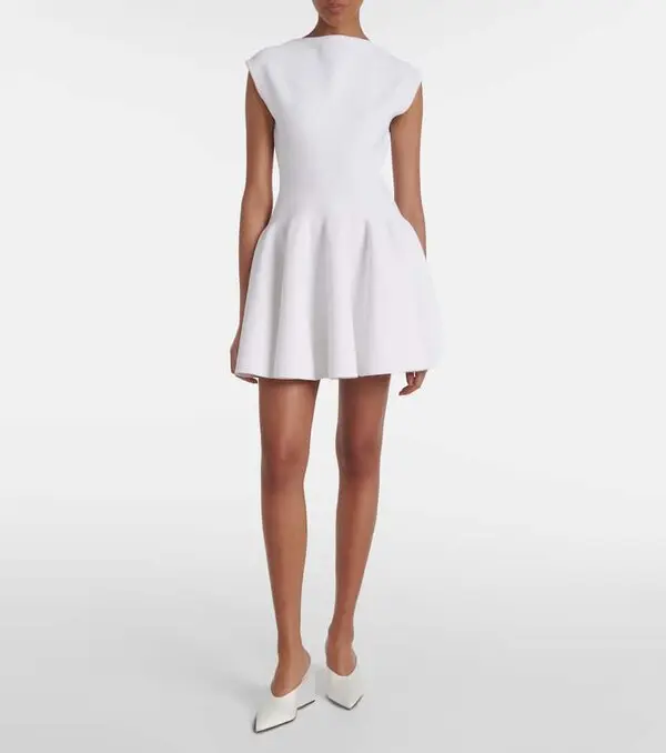 Alaïa Pleated Minidress