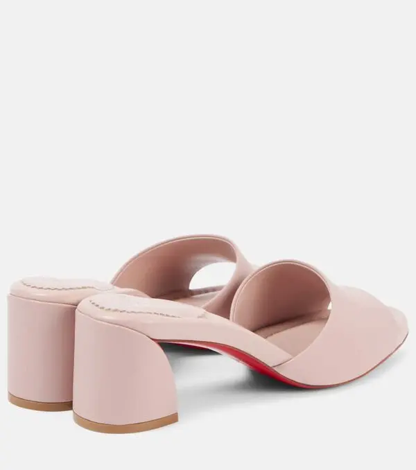 CHRISTIAN LOUBOUTIN Jane 55 Leather Mules
