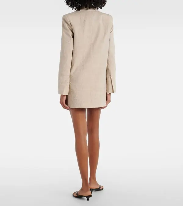 Max Mara Single-breasted Wool Blazer - Beige