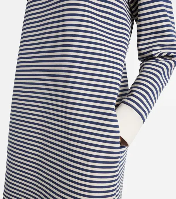 Max Mara Calla Striped Jersey Midi Dress