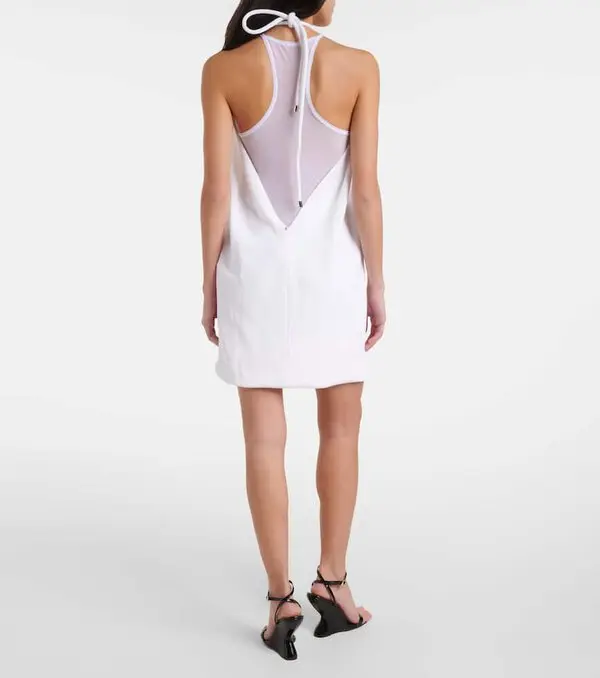 Sportmax Arizona Draped Halterneck Mini Dress