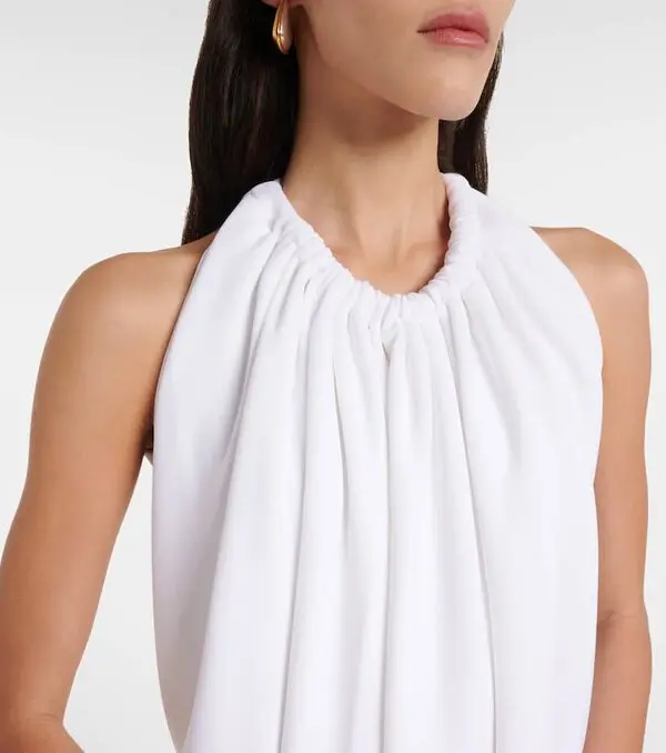 Sportmax Arizona Draped Halterneck Mini Dress
