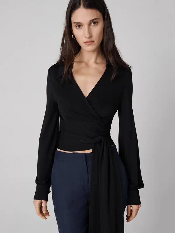 Diane Von Furstenberg Perfect Wrap Top
