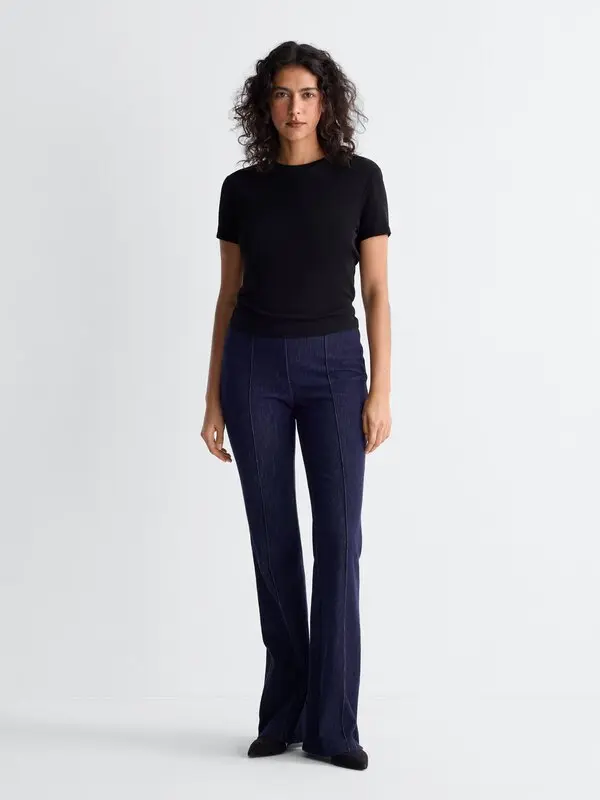 Diane Von Furstenberg Short Sleeve Top - Black