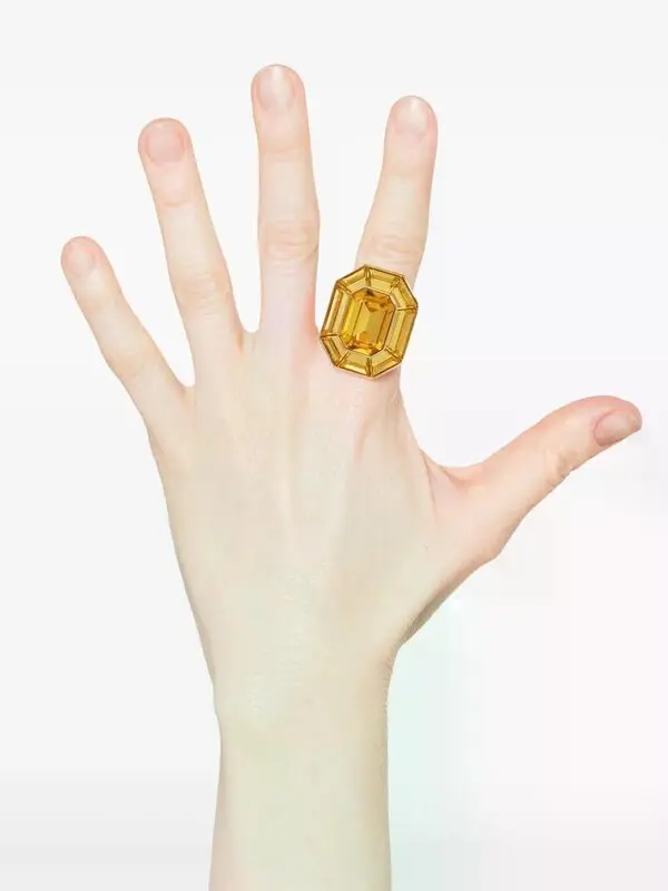 SWAROVSKI Lucent Cocktail Ring - Yellow
