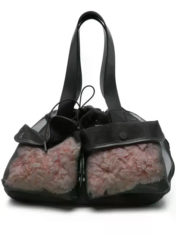 Simone Rocha Mesh Tote Bag - Black