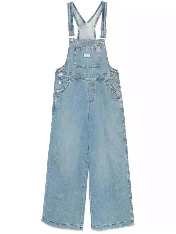 LEVI'S Logo-patch Dungarees - Blue
