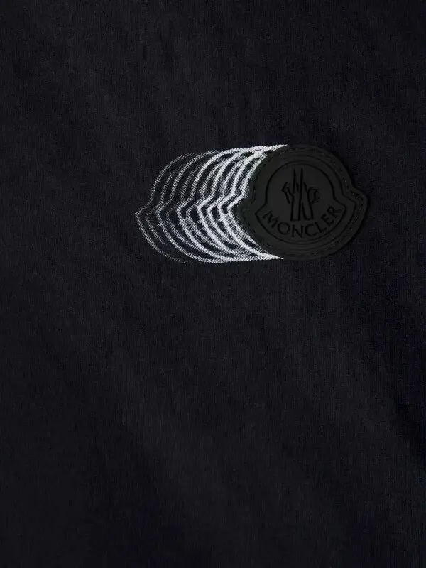 Moncler Cotton T-shirt - Blue