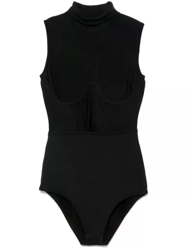 NENSI DOJAKA Knitted Corset Bodysuit