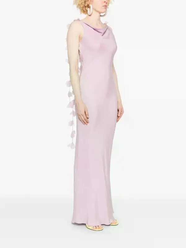 cult gaia purple dress Cult Gaia Nymeria Gown In Sweet Pea by Cult Gaia