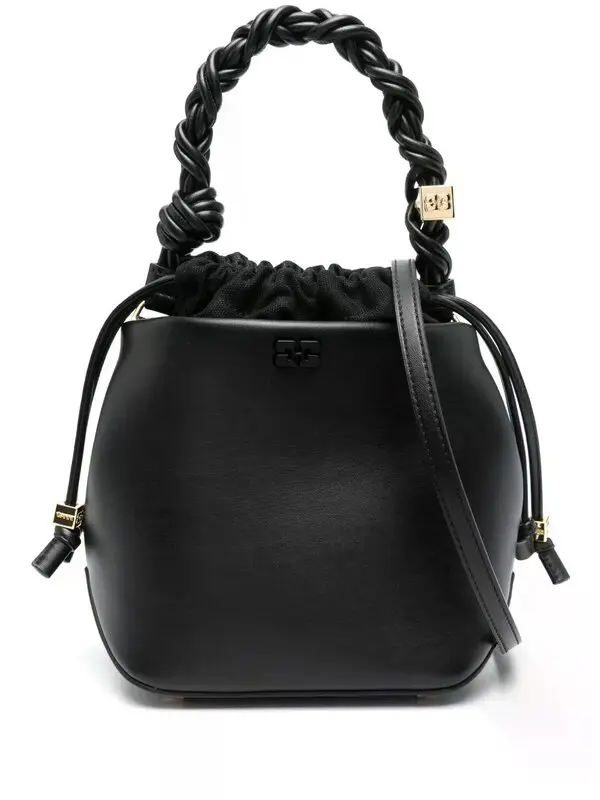 GANNI Bou Bucket Bag - Black