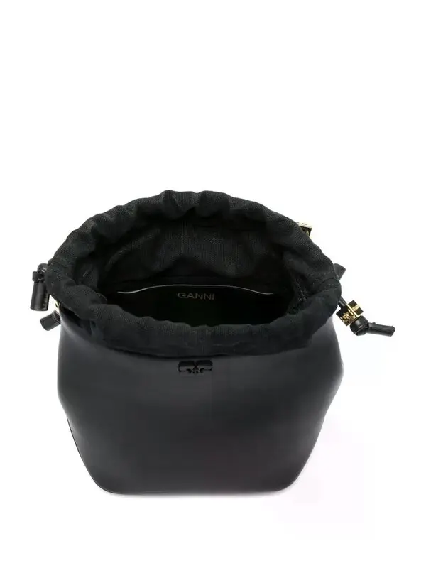 GANNI Bou Bucket Bag - Black