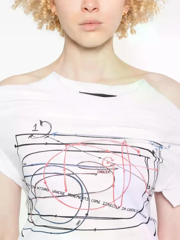 ALAINPAUL Printed T-shirt - White
