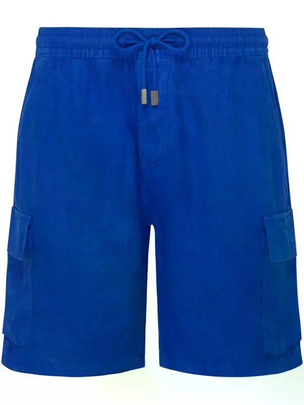 Vilebrequin Linen Bermuda Shorts - Blue