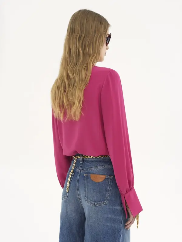 Chloé Scarf-tie Crêpe De Chine Blouse