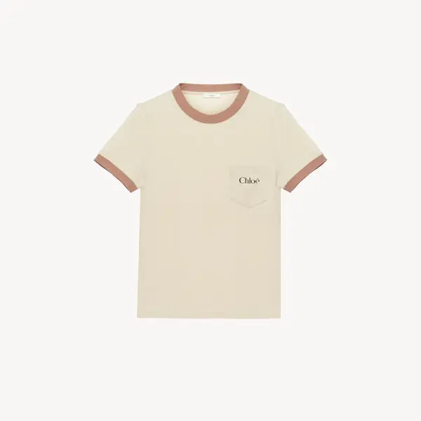 Chloé Crew-neck Logo T-shirt