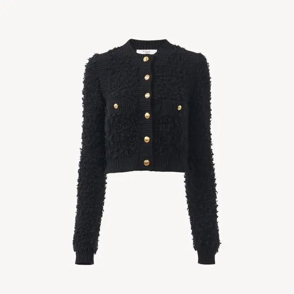 Chloé Tweed Knit Cardigan