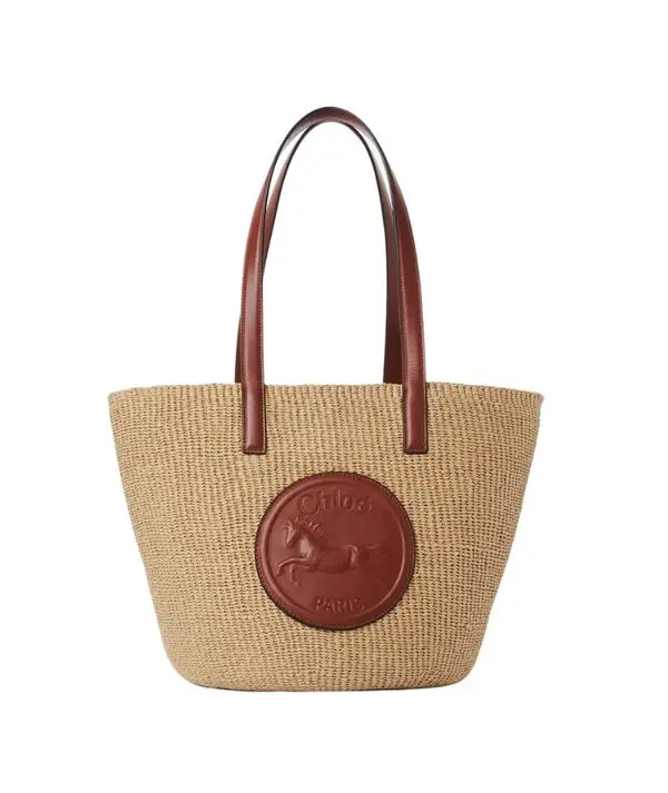 Chloé Large Horse Medal Basket