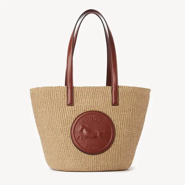 Chloé Large Horse Medal Basket