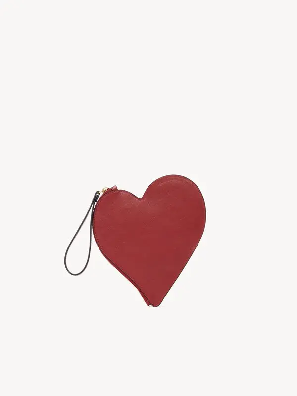 Chloé Symbols Heart Flat Pouch