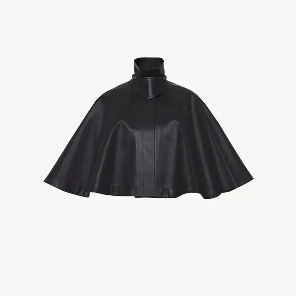 Chloé Short Nappa Leather Cape