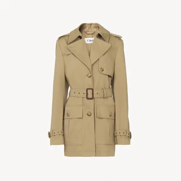 Chloé Short Trench Coat