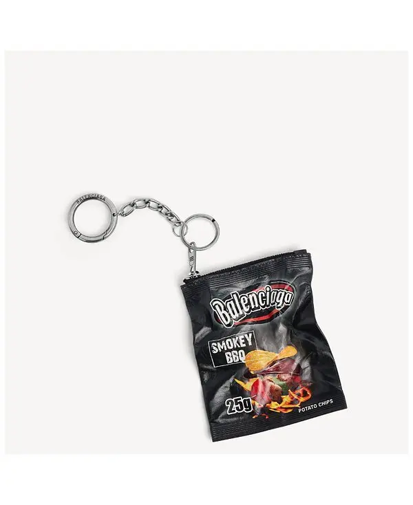 Balenciaga Charm/ Keychain Chips - Black